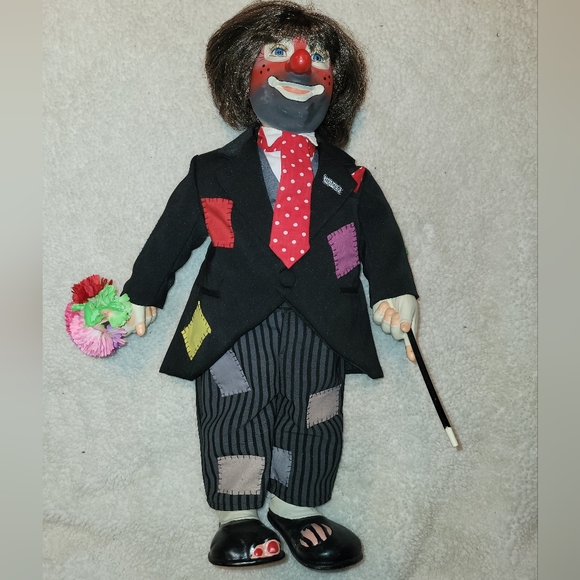 Accents | Vintage Don Homer The Clown Burda Doll 15 Tall | Poshmark